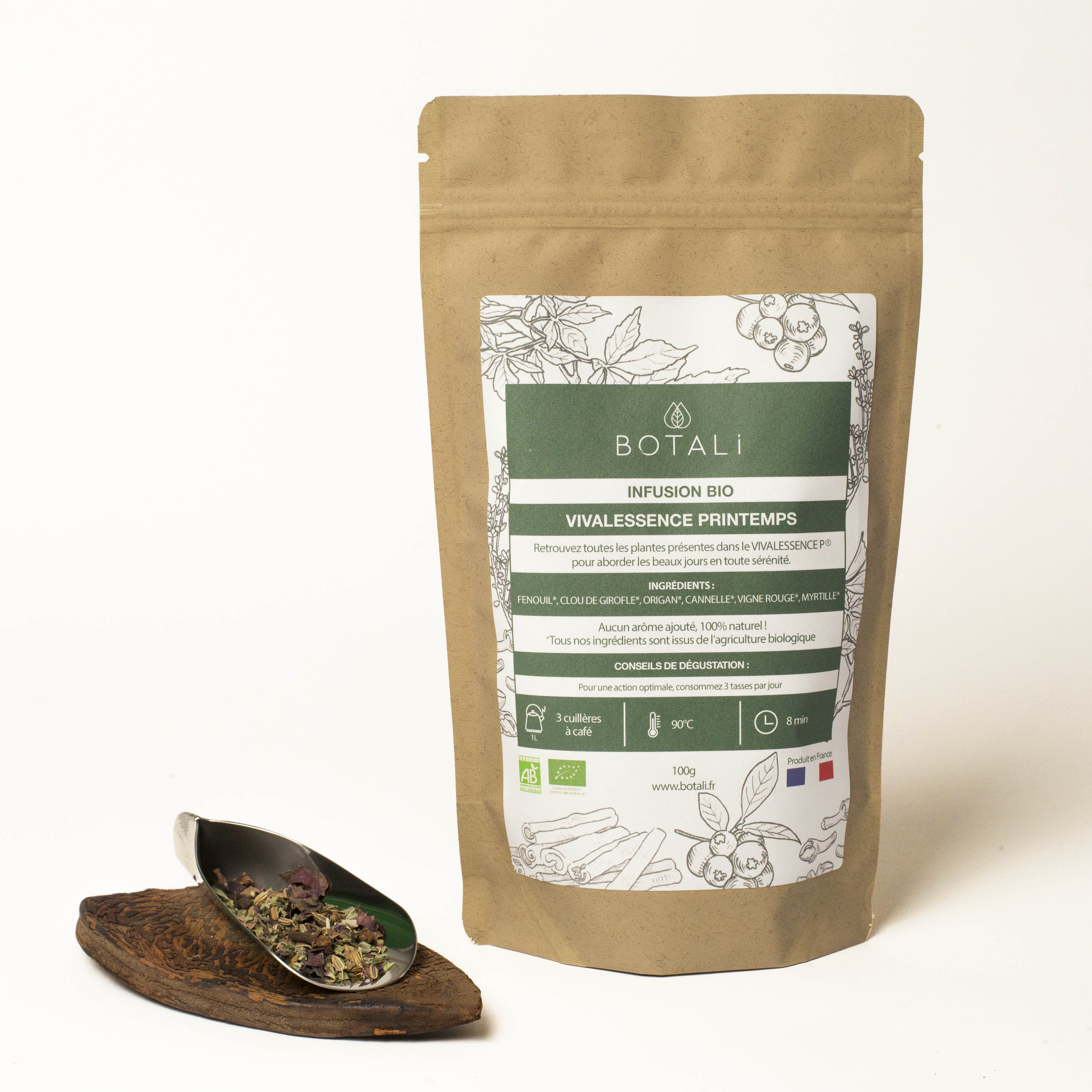 INFUSION VIVALESSENCE PRINTEMPS – Laboratoire Motima